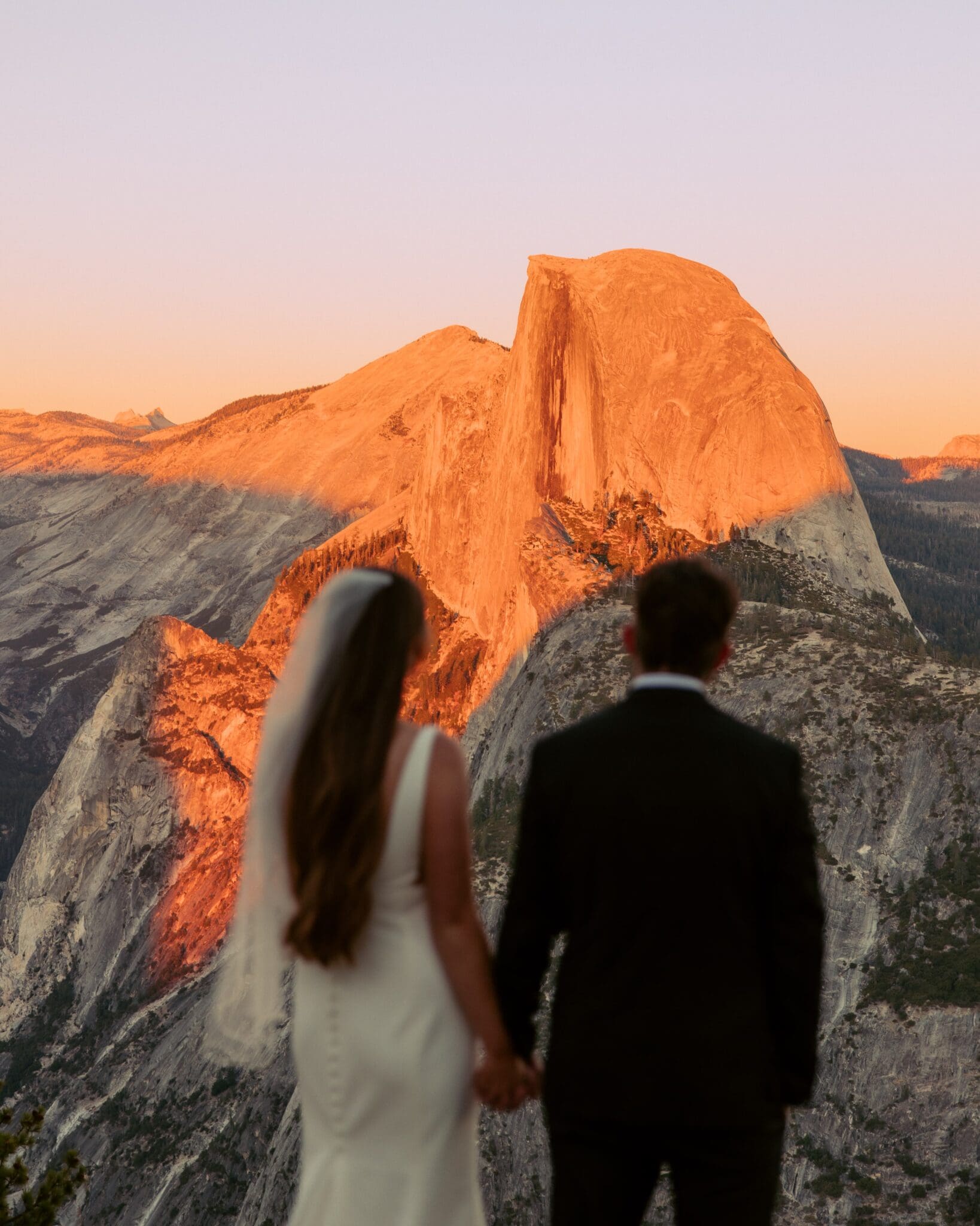 Portia & Trevor’s Yosemite Wedding At Glacier Point ...